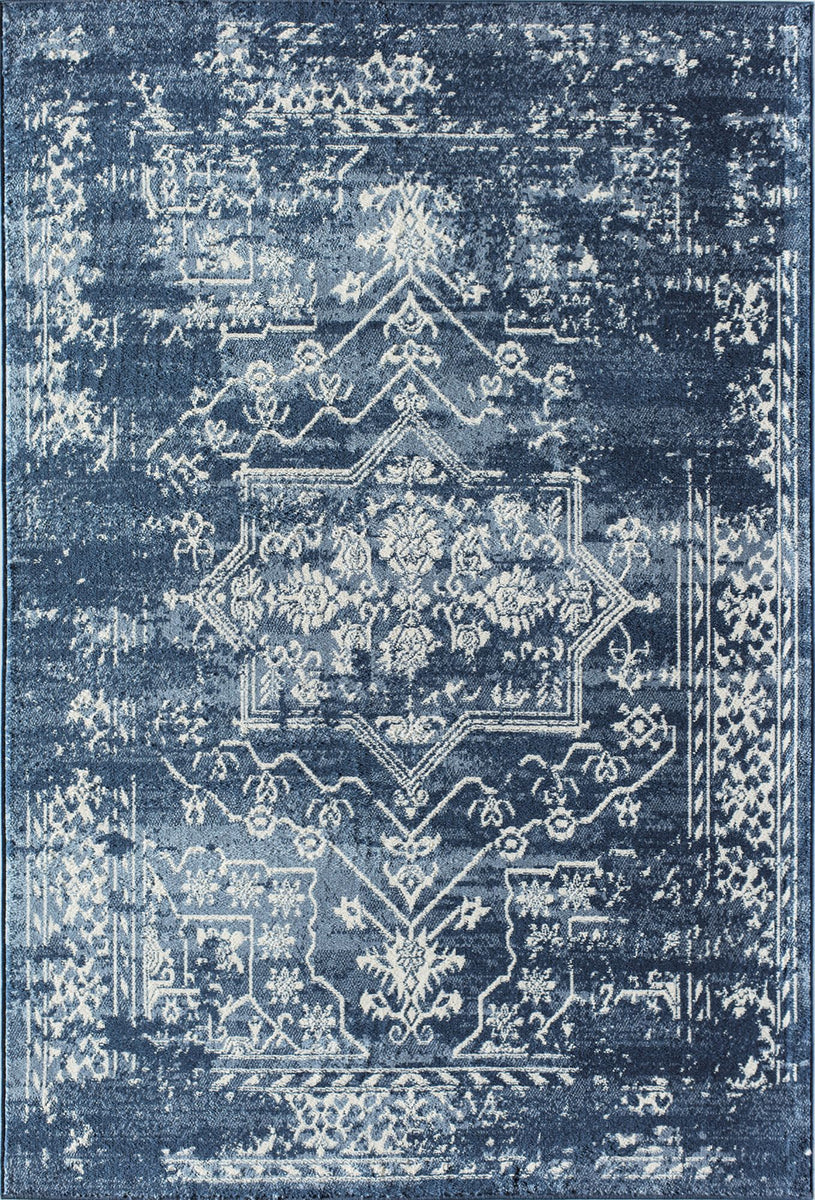 Gabriel Vintage blue Area Rug 2'6"x8' Mason Brooks – MasonBrooks